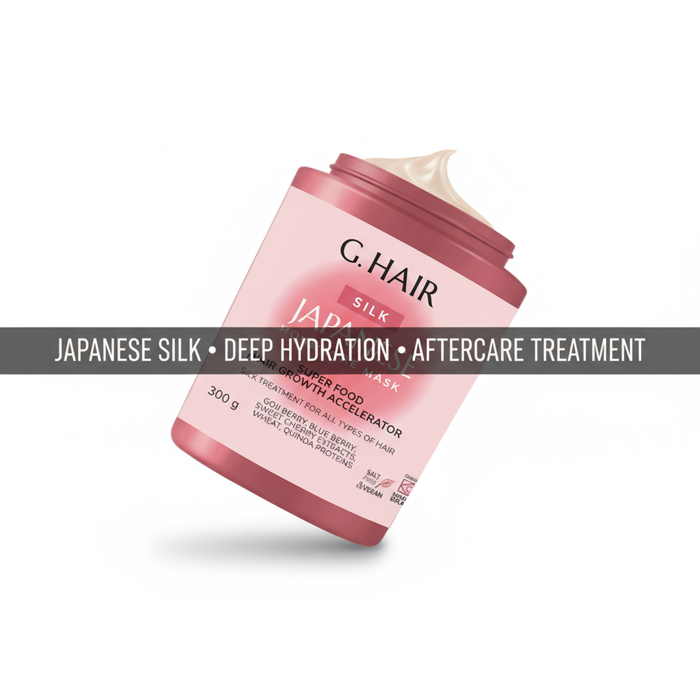 Inoar Japanese Silk Aftercare Mask 300g - Hair Mask for Damaged Hair ...