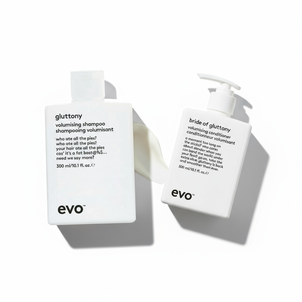 EVO Gluttony Volume Bundle - Volumising Shampoo & Conditioner ...